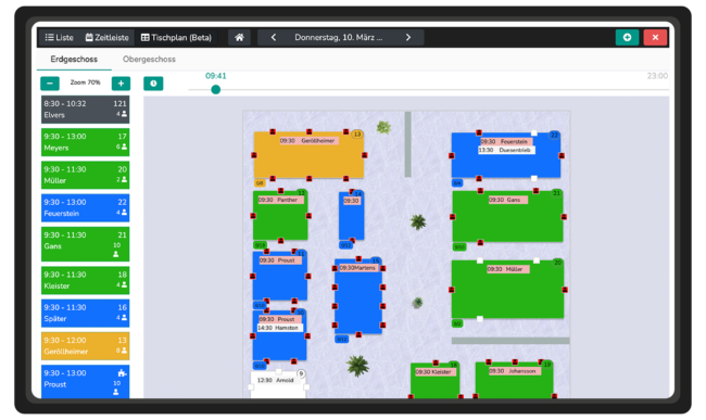 Reservierungsmanager für dein Restaurant - leafsystems