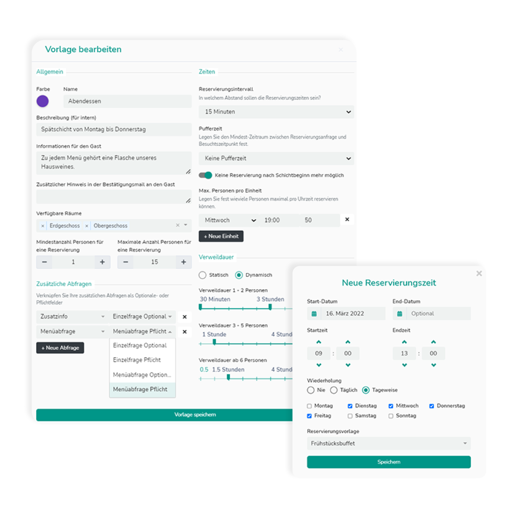 Reservierungsmanager für dein Restaurant - leafsystems