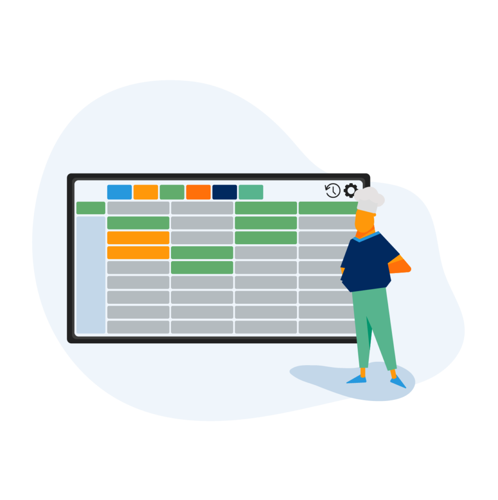 kitchen monitor for your gastronomy - leafsystems